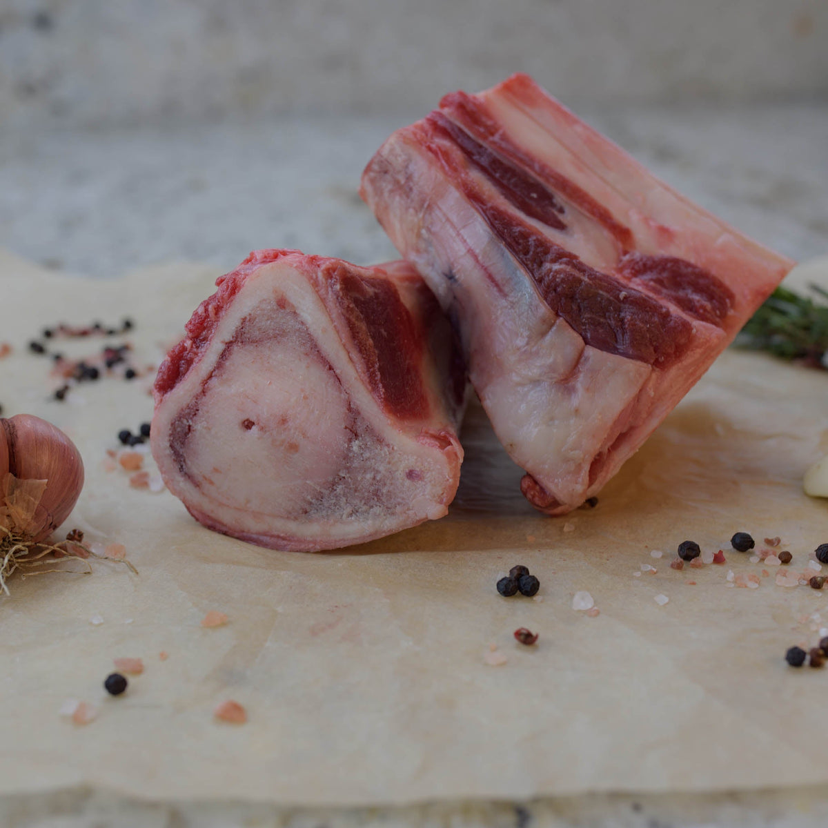 Marrow Bones (2 Pack) – 100% Full Blood Wagyu Beef – Caroland Farms Wagyu