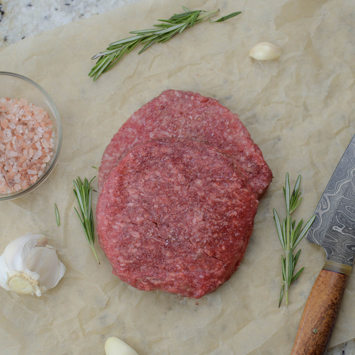 Large Burger Patty Bundle (5 lbs.) – Caroland Farms Wagyu