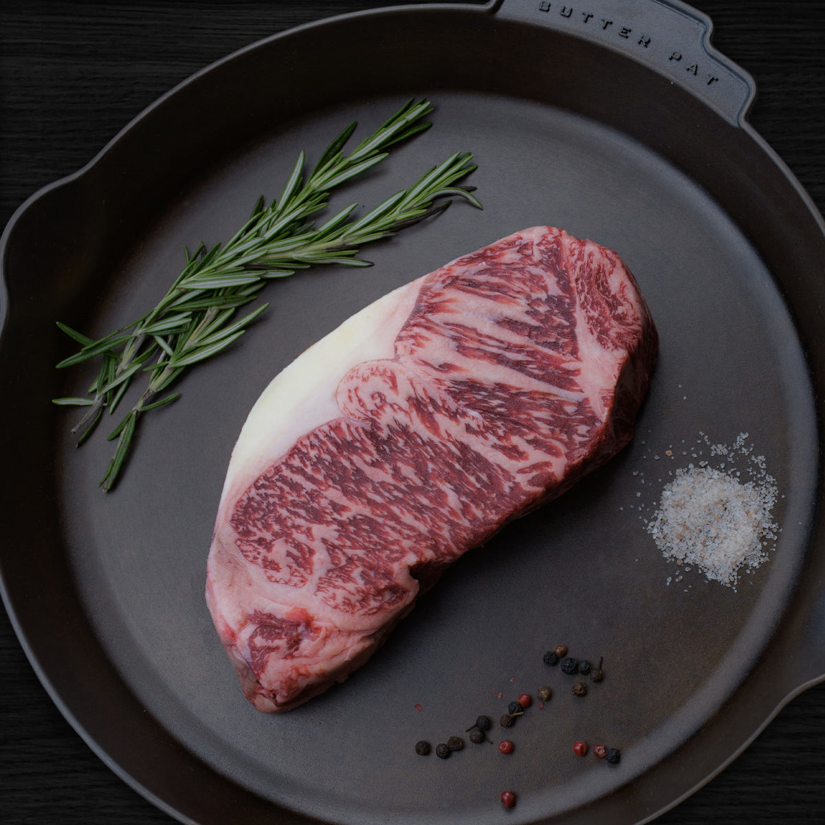 Wagyu New York Strip Steak – 100% Full Blood Wagyu Beef – Caroland ...